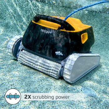 DOLPHIN Triton PS Robotic Pool Cleaner Review: In-Ground Swimming Pools ...